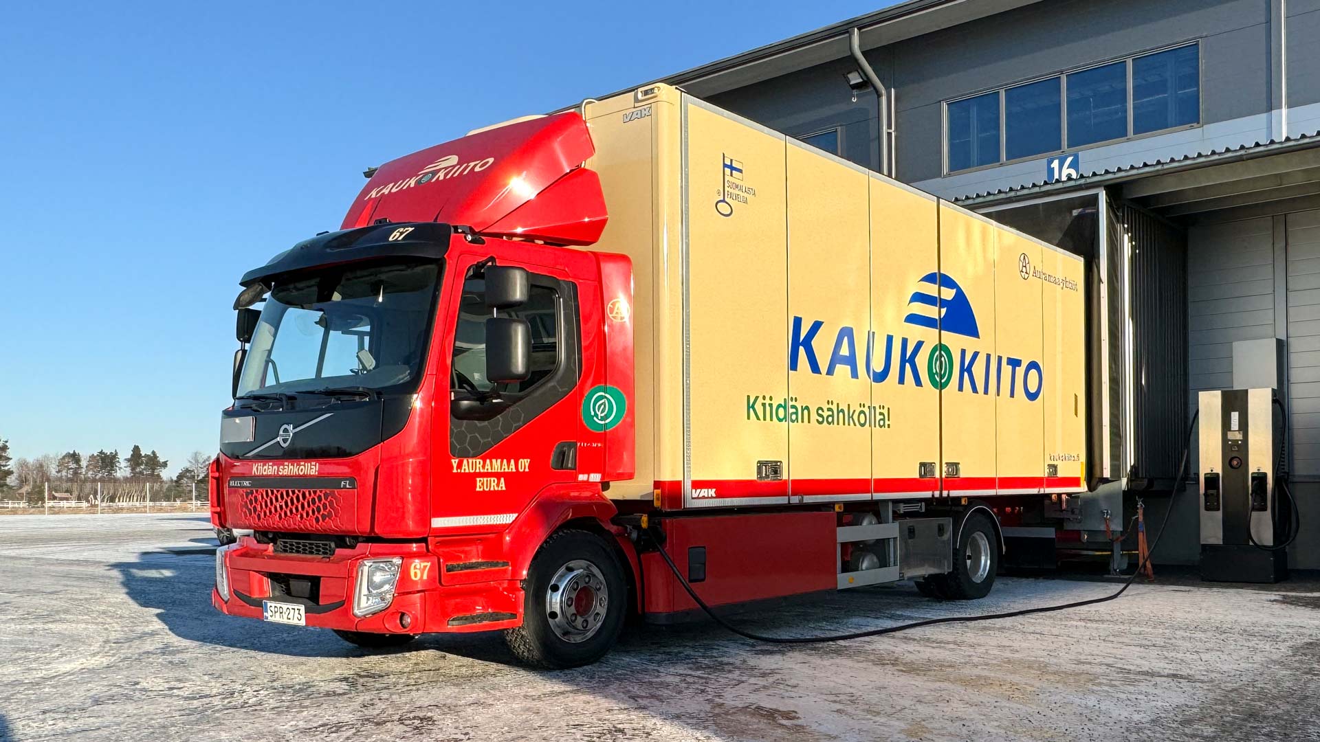 Porin ensimmäinen täyssähköinen kuorma-auto liikenteeseen - Kaukokiito